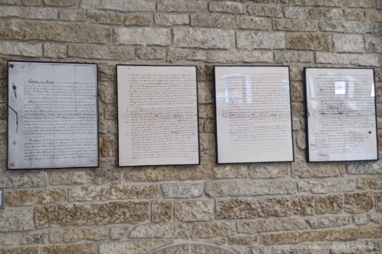 Canadian Treaty Display At The Forks In Winnipeg | Destinations Detours ...
