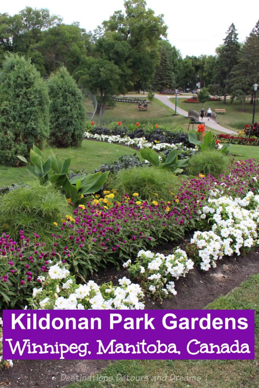 The Gardens Of Kildonan Park In Winnipeg | Destinations Detours and Dreams